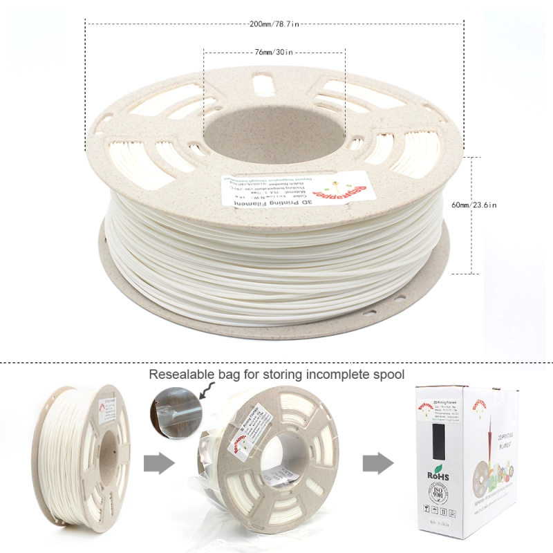 ABS Filament High Impact Resistance 1.75 mm (+/- 0.03 mm) 1kg