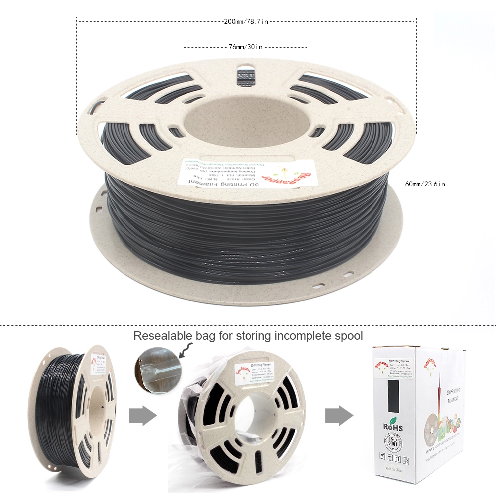 ABS Filament High Impact Resistance 1.75 mm (+/- 0.03 mm) 1kg