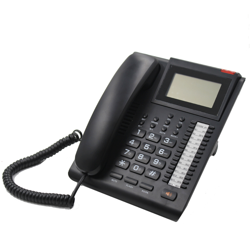 Office Large Head Up LCD Landline Telephones With Caller ID and Hands ...