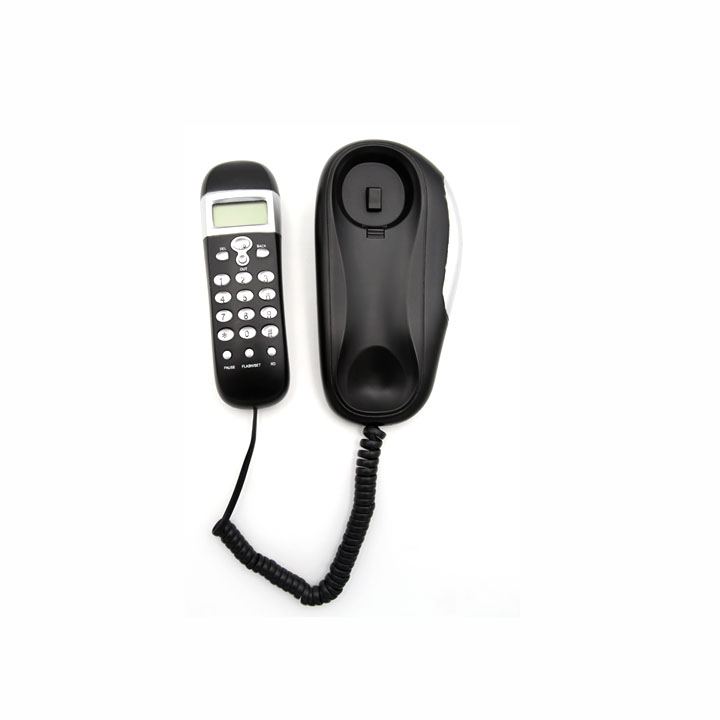 Wall Mounted Landline Small Extension Telephone and FSK DTMF Supported ...