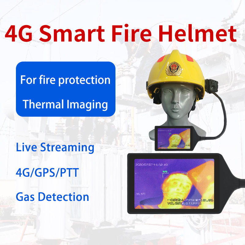 Fire Fireman Firefighter Helmet Style Infrared Thermal Imager
