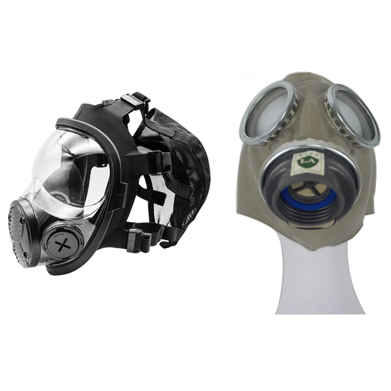 Firefighting filter gas mask