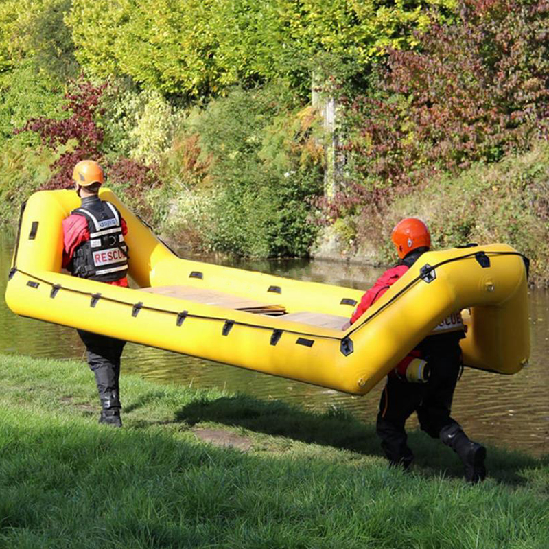 Fire rescue inflatable hovercraft