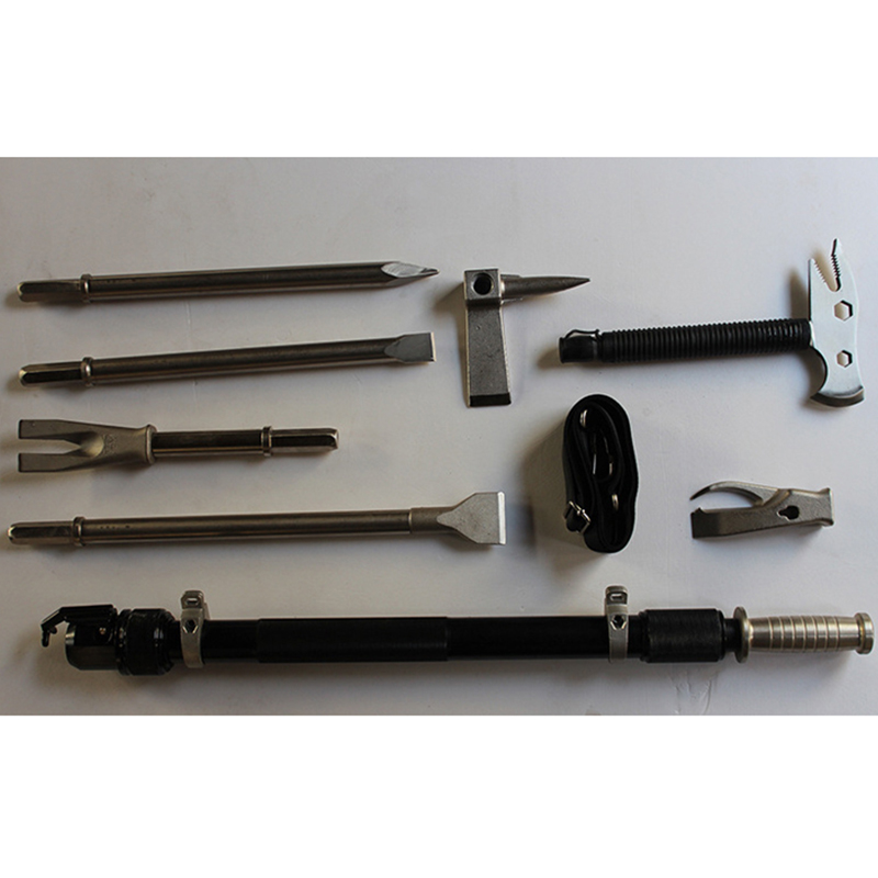 Manual percussive rescue tool kit