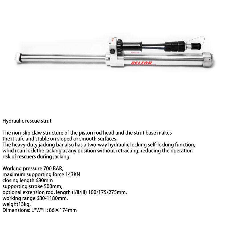 Hydraulic percussive rescue tool kit