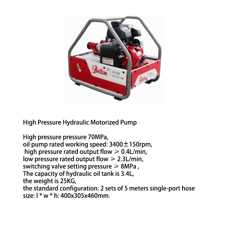 Hydraulic percussive rescue tool kit