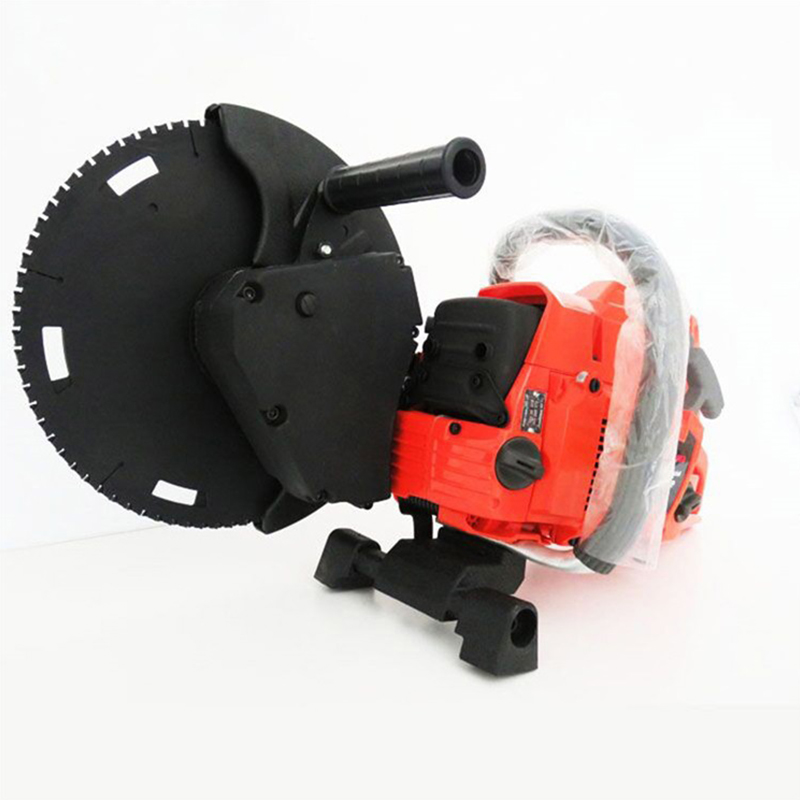 Double wheel counter-cutting saw