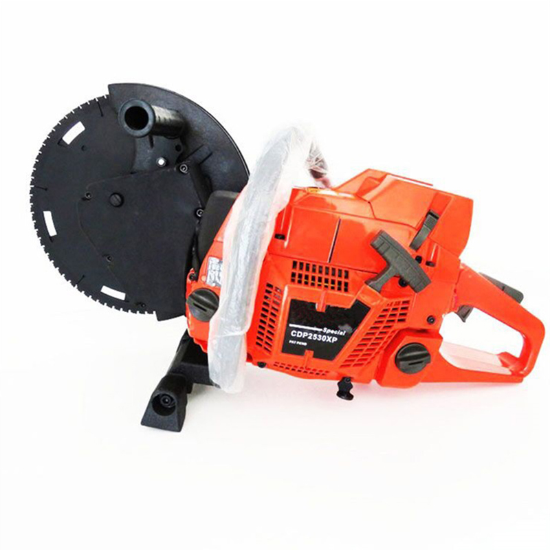 Double wheel counter-cutting saw