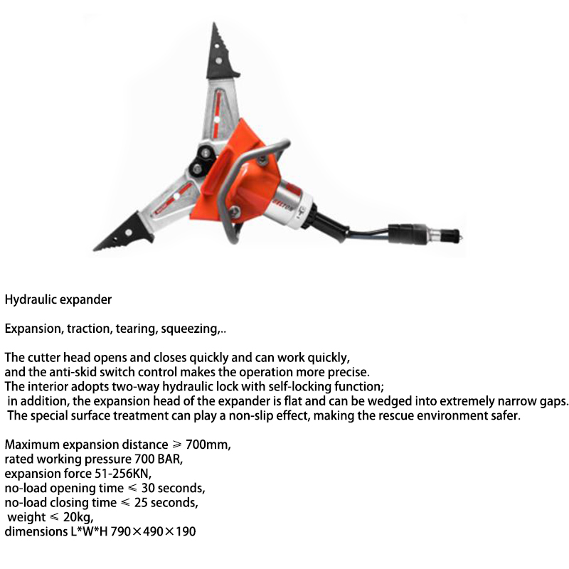 Hydraulic percussive rescue tool kit