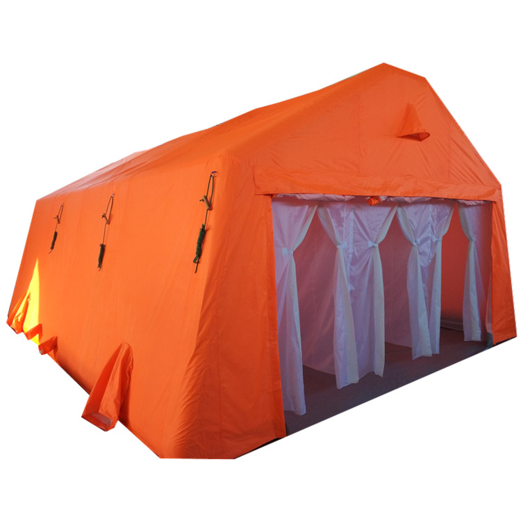 Public decontamination station tent