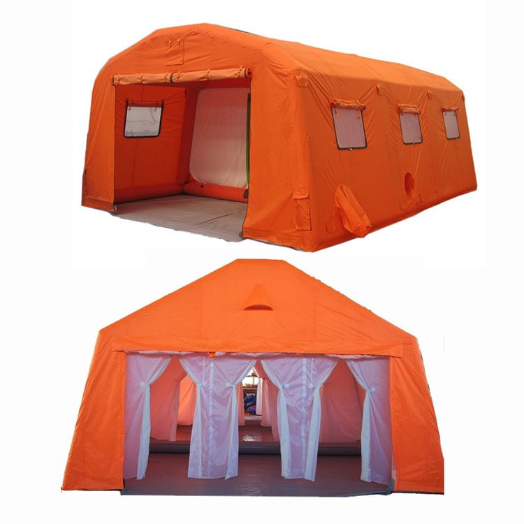 Public decontamination station tent