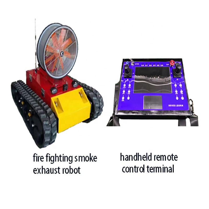 Firefighting smoke exhaust robot