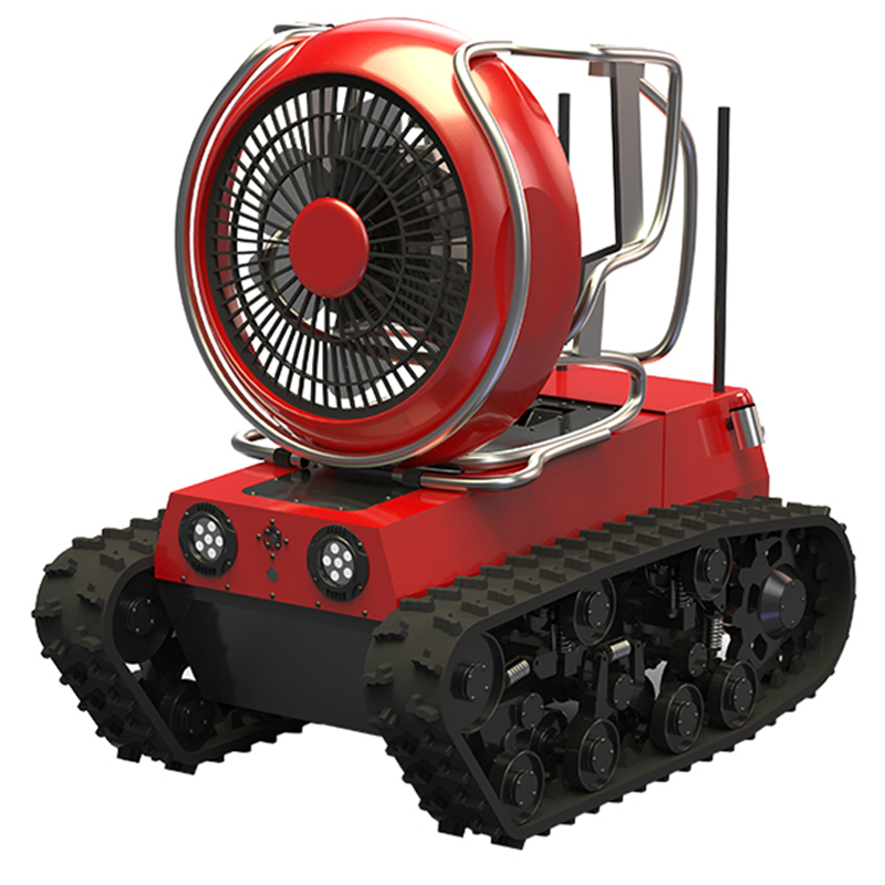 Firefighting smoke exhaust robot
