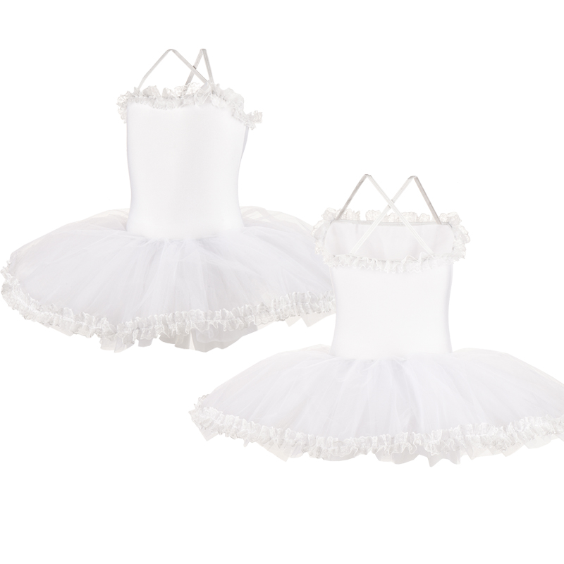 White Tutu Leotard for Girls,White Tutu Leotard
