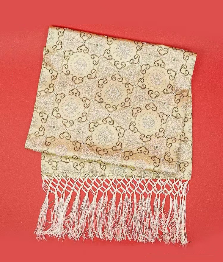 Silk scarf Chinese characteristics Yunjin 100% real natural silk scarf ...