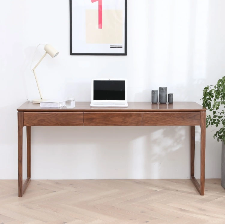 Modern Minimalist Solid Wood Computer Desk Office Desk North American ...