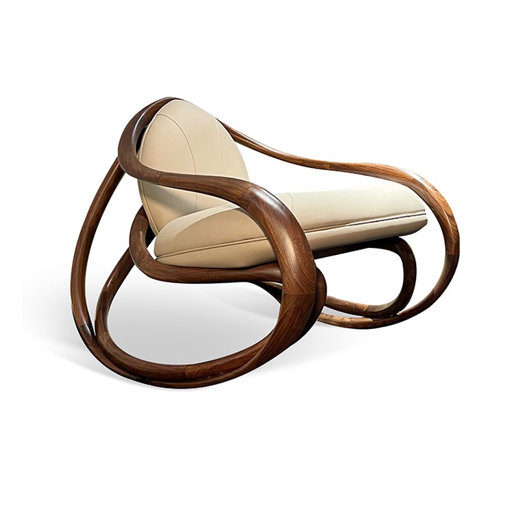 Comfortable Relax Rocking Chair Lounge Chair Relax Chair with Cushion