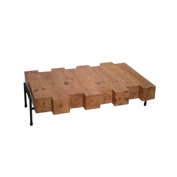 Nordic creative solid wood tea with living room combination tea table ...
