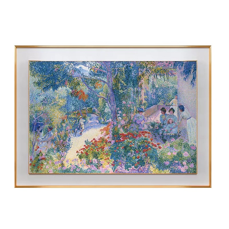 Cross - Afternoon Time in the Garden Museum-quality replica painting