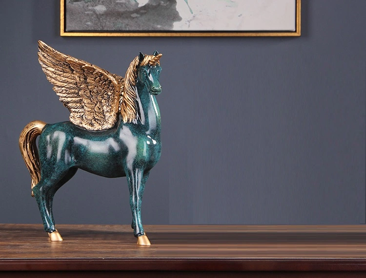 Savakoo Resin Standing Unicorn symbolize good luck