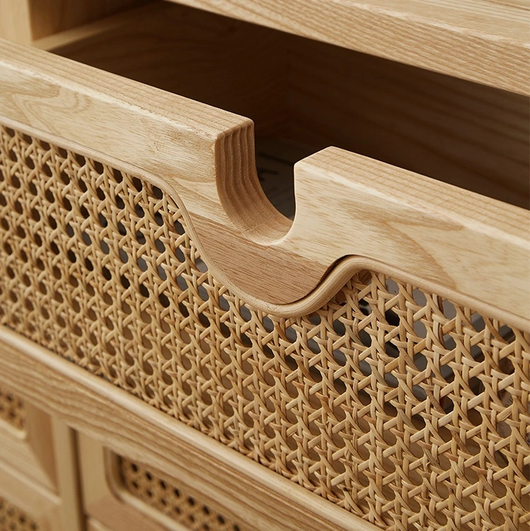 High rattan cabinet