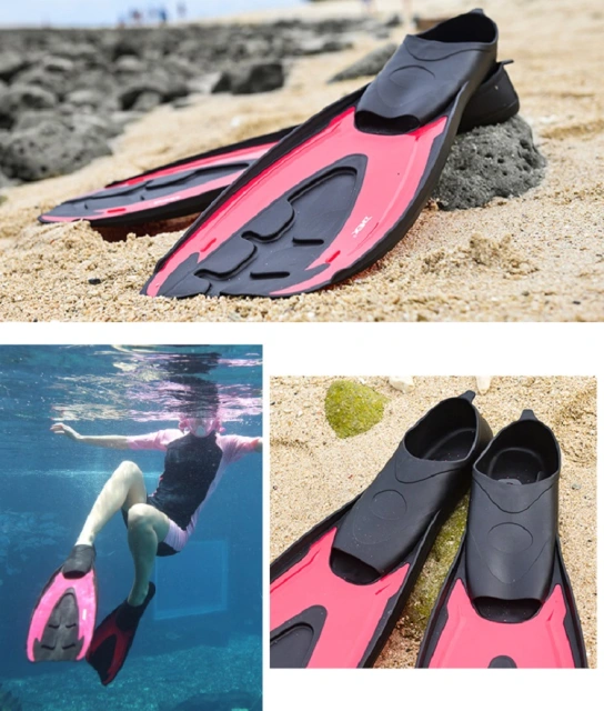 Special equipment for flipper swimming