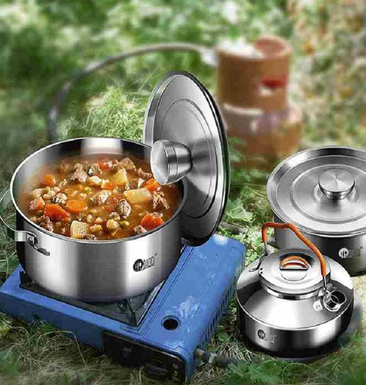 Stainless steel outdoor cooker