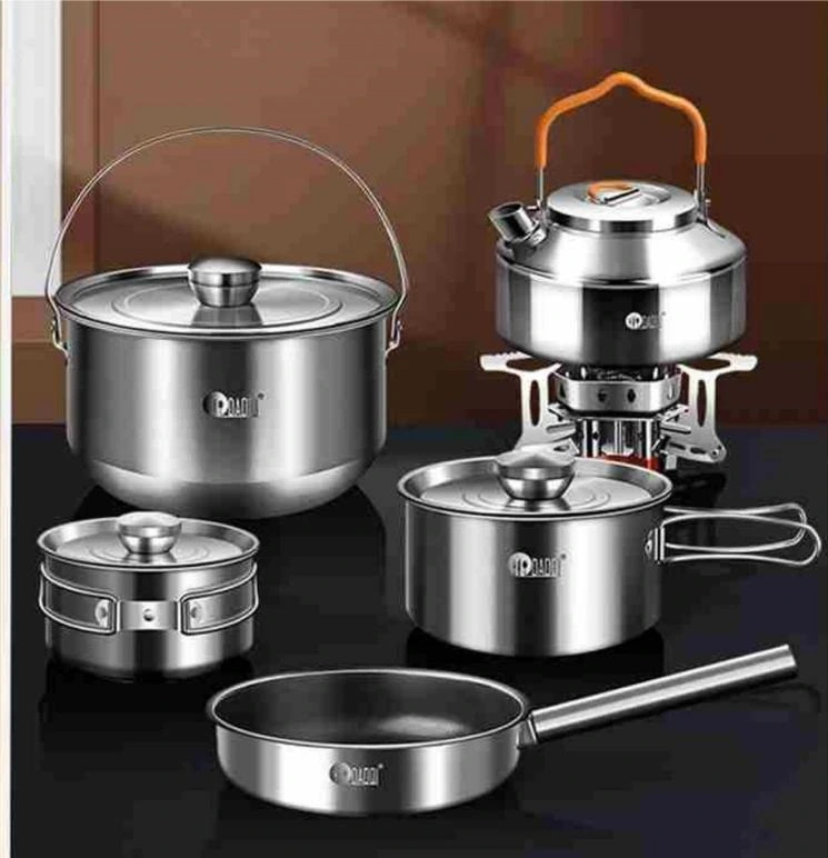 Stainless steel outdoor cooker