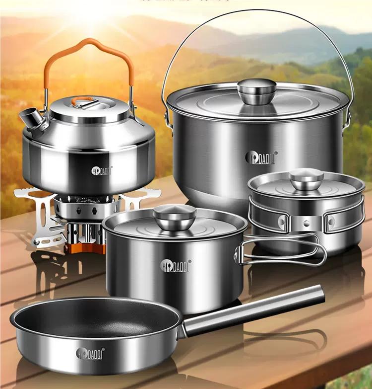 Stainless steel outdoor cooker