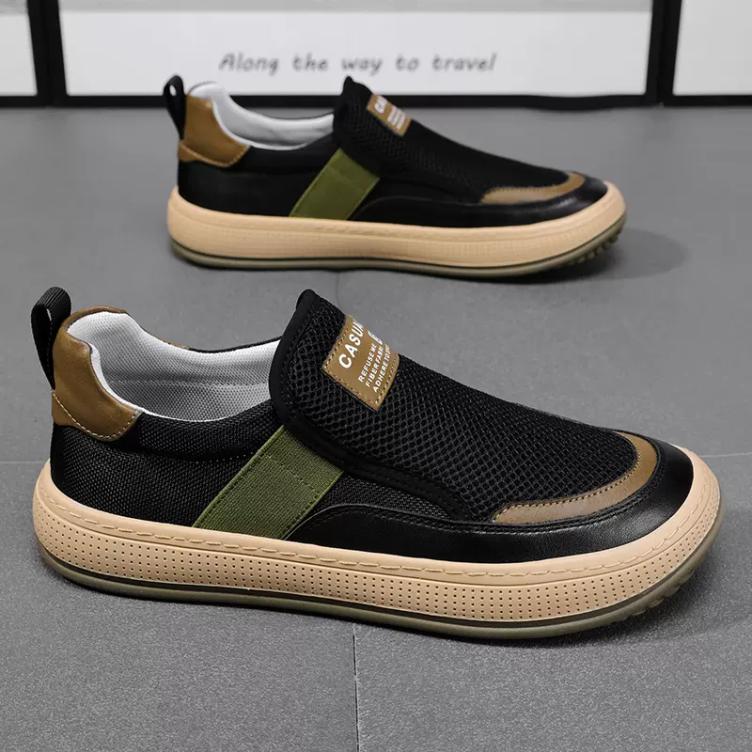 Men's Color-blocking Canvas Shoes