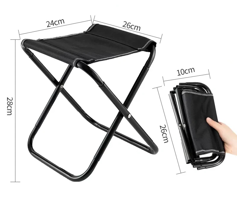 Portable folding stool