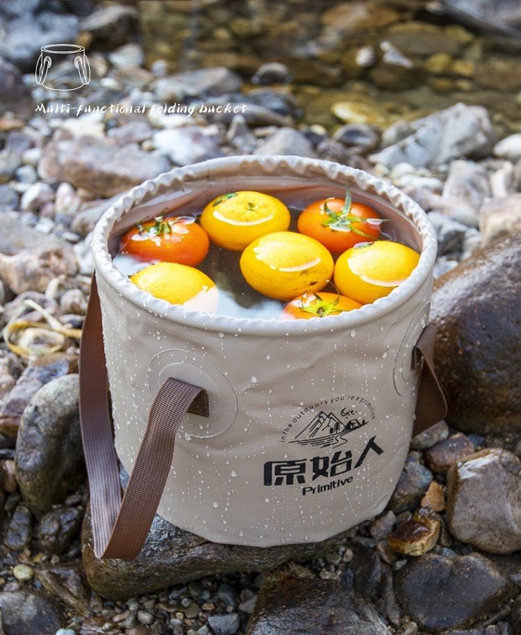 Outdoor folding bucket