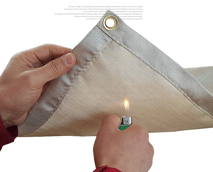 Outdoor camping fireproof cloth