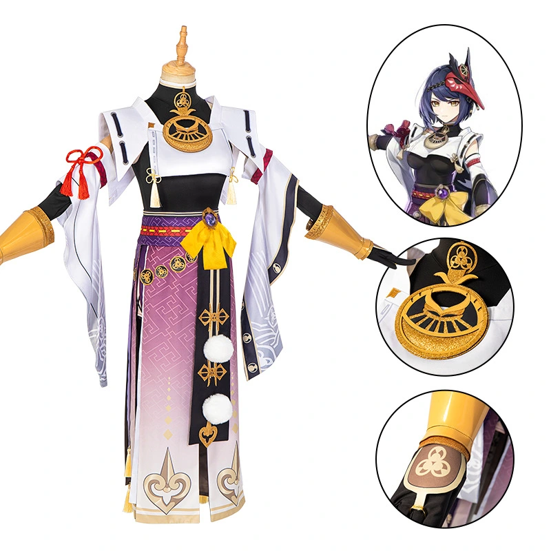 Genshin Kujo Sara Cosplay Costume