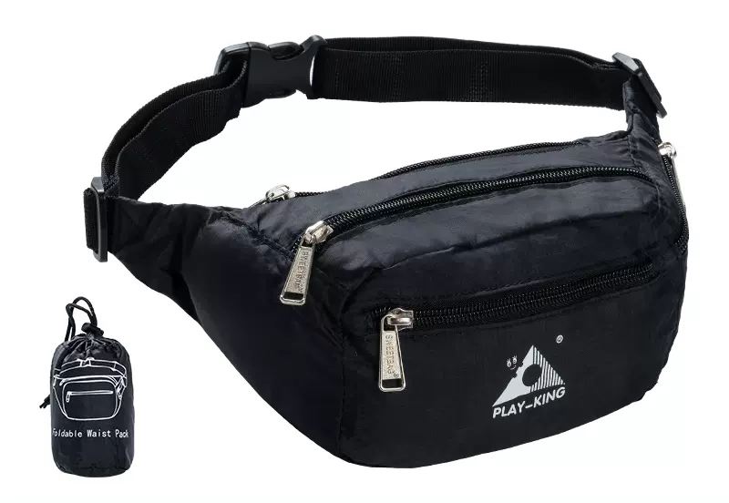 Folding sports waist pack