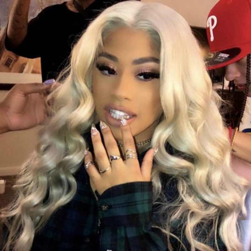 Long Wavy Wig with Middle Part