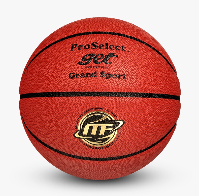 Moisture absorbing microfiber basketball