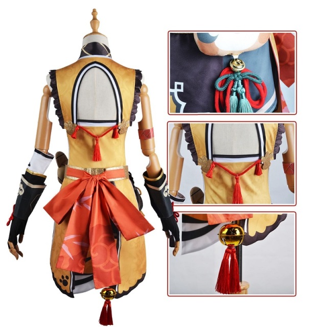 Genshin Xiangling Cosplay Costume