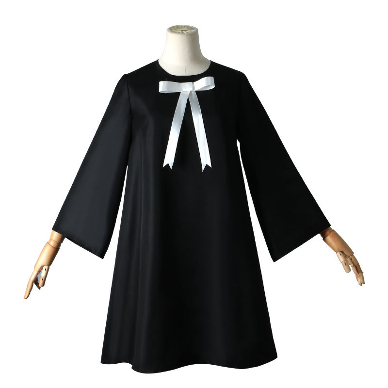 Spy Family Anya Black Dress Cosplay Costume
