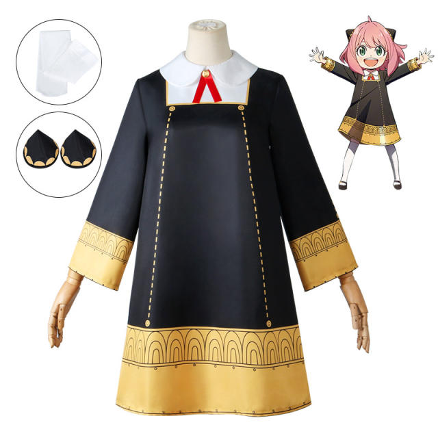 Spy Family Anya Cosplay Costume