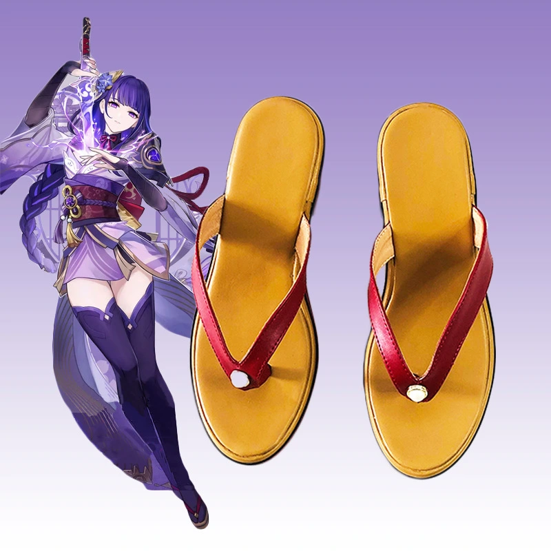 Genshin Raiden Shogun Cosplay Shoe