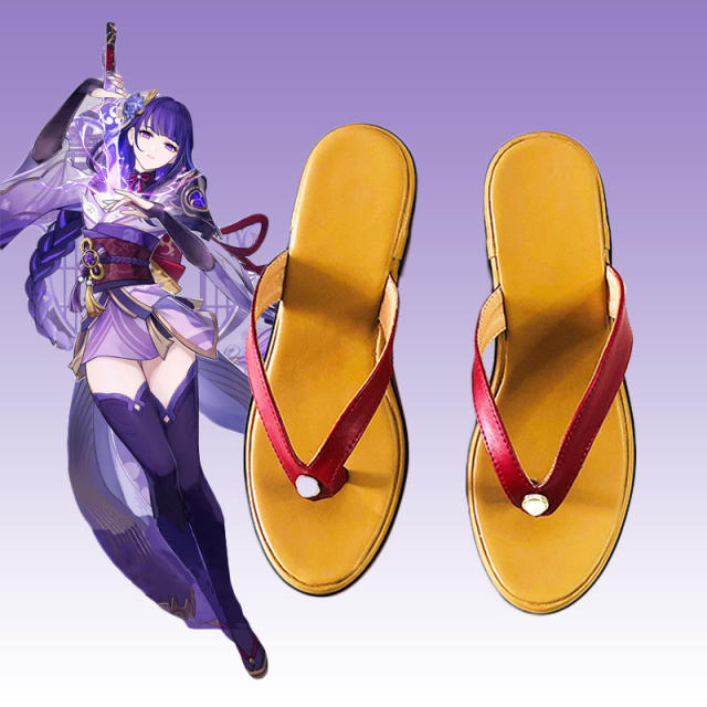Genshin Raiden Shogun Cosplay Shoe