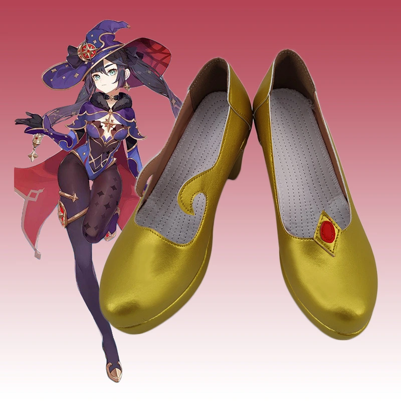 Genshin Mona Cosplay Shoe