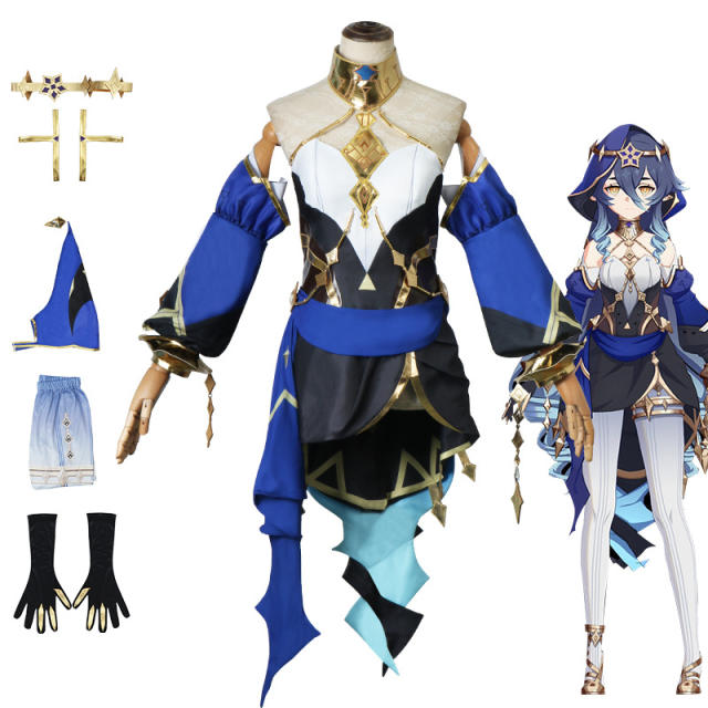 Genshin Layla Cosplay Costume