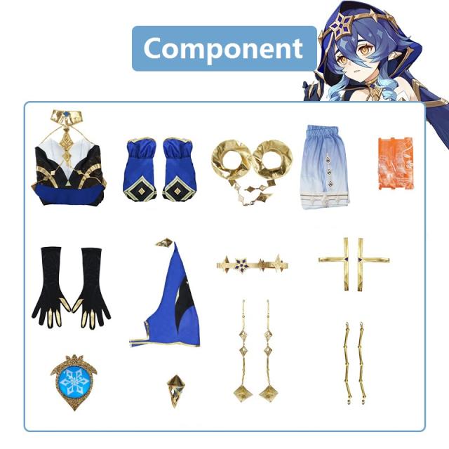 Genshin Layla Cosplay Costume