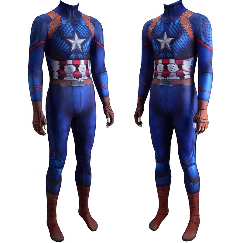 Captain America Bodysuit Cosplay Costume
