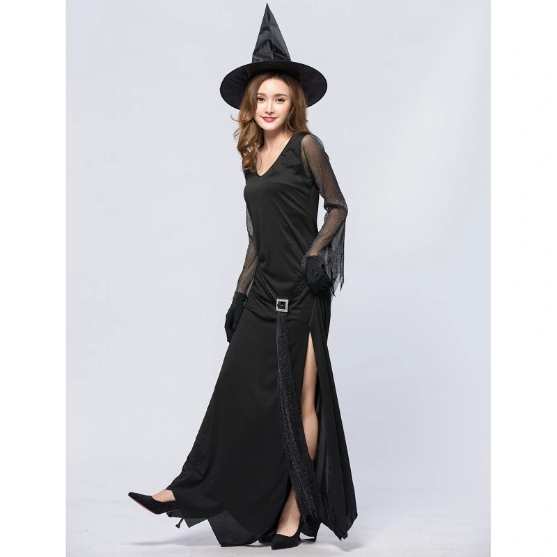 High-Slit Witch Dress Witch Cosplay Costume