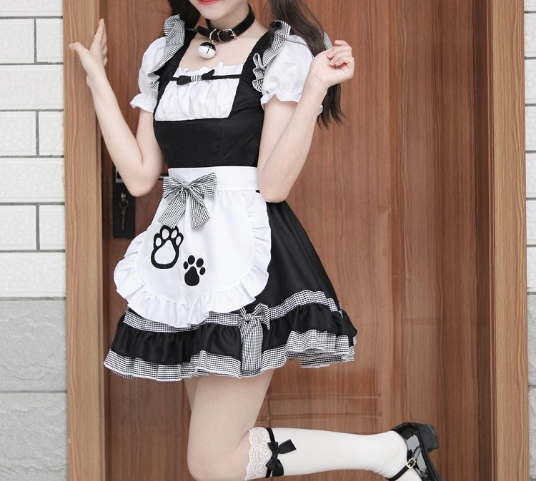 Cat Maid Black Cosplay Costume