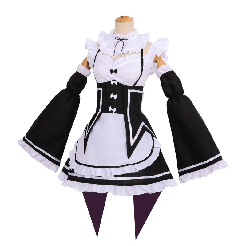 Rem Maid Cosplay Costume