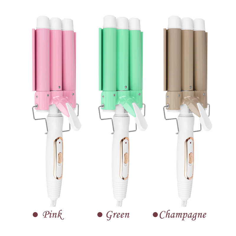 3 Barrel Egg-Curl Curling Iron